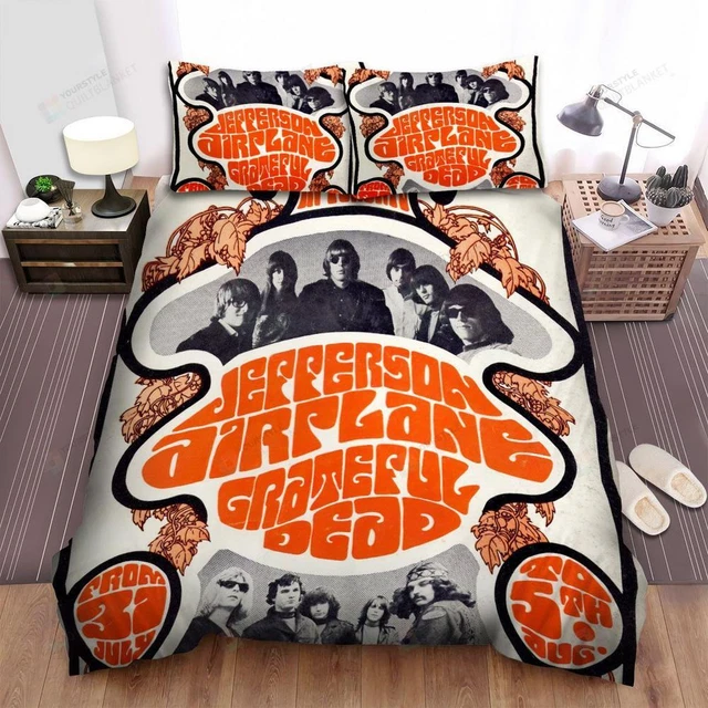 JEFFERSON AIRPLANE BAND Jefferson Airplane Concert Quilt Duvet Cover ...
