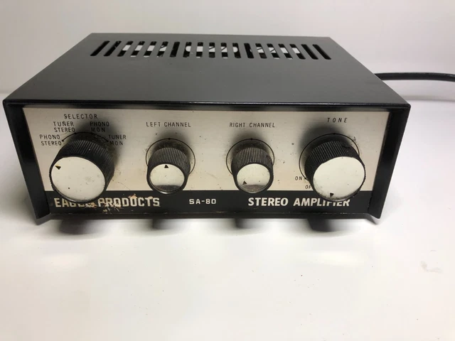 1960S VALVE (TUBE) STEREO AMPLIFIER EAGLE SA-80 £103.68 - PicClick UK