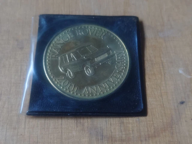 RANGE ROVER CLASSIC 20th Anniversary Commemorative Collectors Coin 1970 ...