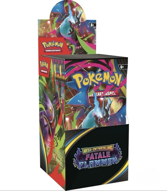 POKÉMON FATALE FLAMMEN | 18er Booster Display DE Deutsch | SEALED | NEU ...