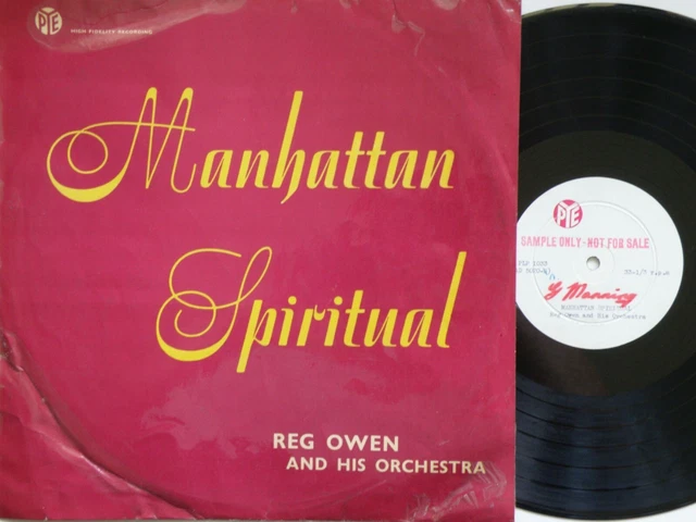 RARE AUSTRALIAN PYE White Label Promo Reg Owen*Manhattan Spiritual*Oz ...