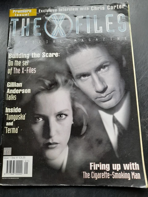 THE X FILES Official Magazine Vol 1 #1 Premier Issue 1997 £4.99 ...
