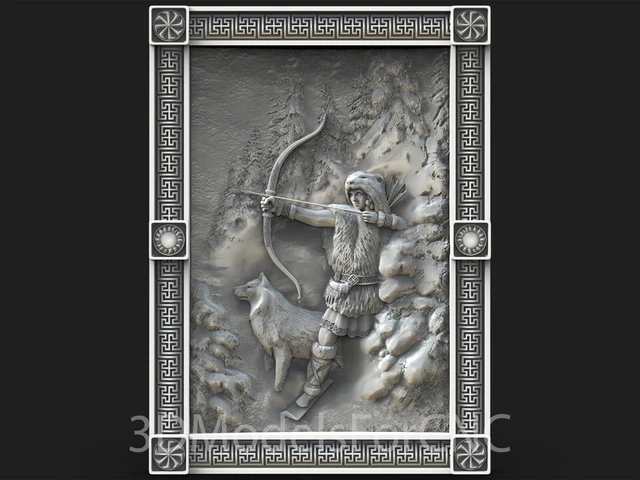 3D MODEL STL File for CNC Router Laser & 3D Printer Slavic Goddess of Nature £2.46 - PicClick UK