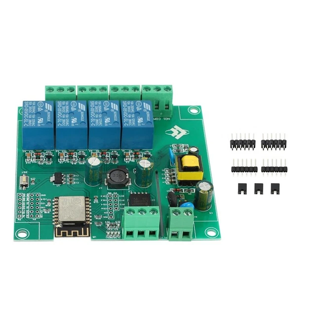 ESP8266 WIRELESS WIFI 4 Channel Relay Module ESP-12F Wifi Development ...
