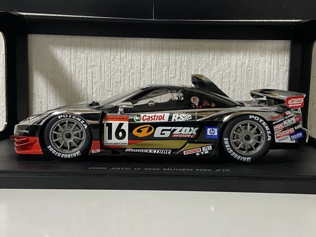 AUTOART 1/18 HONDA Nsx 2003 Jgtc 16 G Zilius Plaqué Argent Aa Mugen ...