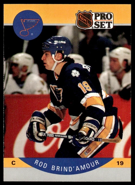 1990-91 PRO SET Rod Brind'Amour Rookie St. Louis Blues #259 EUR 1,10 ...