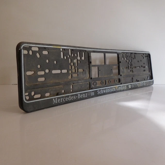 VINTAGE MERCEDES BENZ Automotive Truck Plate HELMUT SEITZ Germany Decor ...