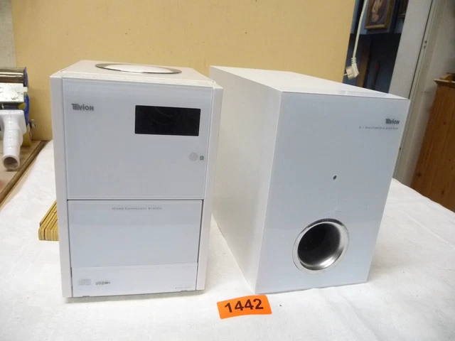 1442. GEBR. Tevion MCD 9000 Stereo Audioanlage ohne Kabel EUR 14,00 ...