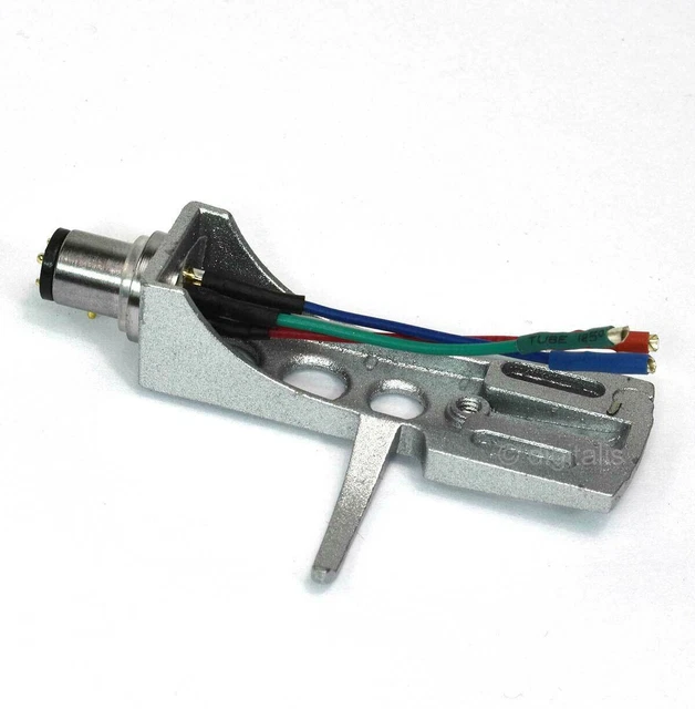SILVER HEADSHELL MOUNT Ideal for Technics SL 1200 1210 LP120 1/2", SME ...