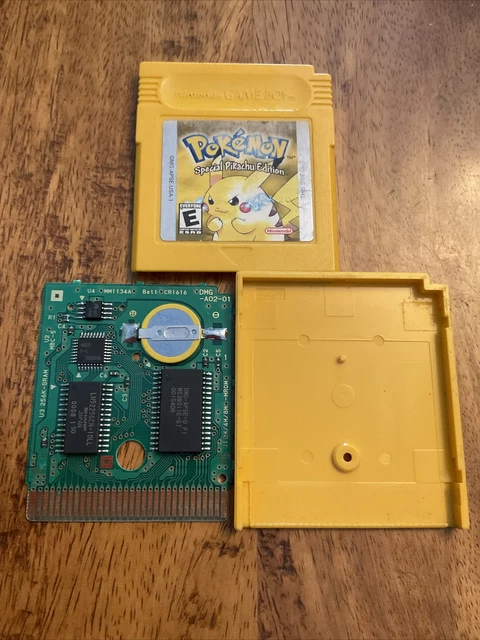 POKEMON YELLOW PIKACHU Version Nintendo Gameboy Genuine Fully Tested ...