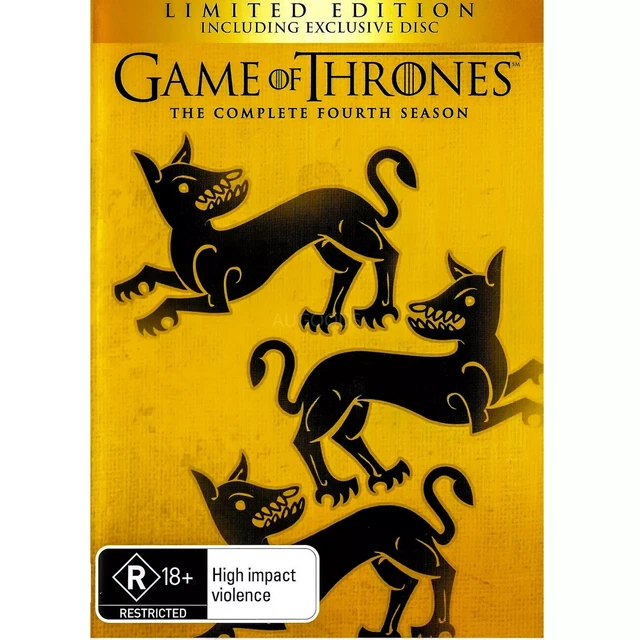 GAME OF THRONES: Season 4 with Exclusive Bonus Disc (DVD, 6 Discs) NEW ...