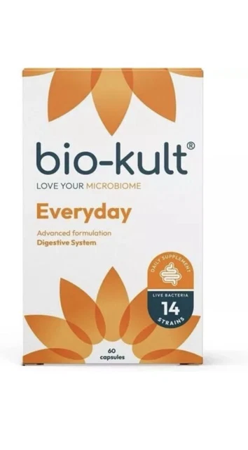 BIO-KULT EVERYDAY ADVANCED Formulation - 60 Capsules (2544 BB DATE 11/ ...