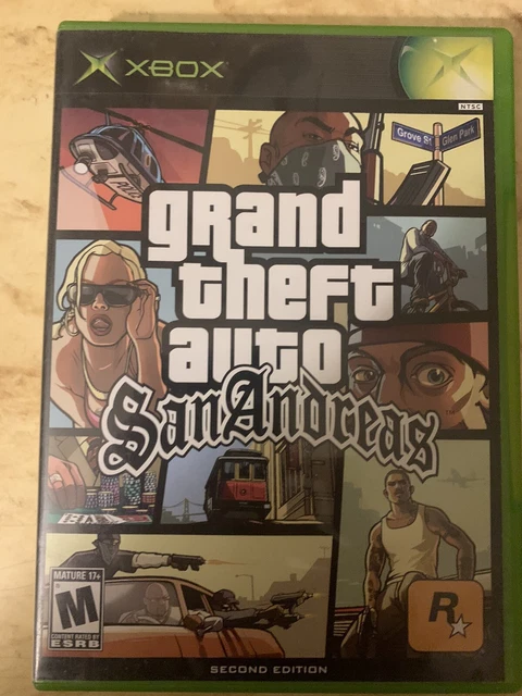 GRAND THEFT AUTO: San Andreas (Microsoft Xbox, 2005) Disc And Case $11. ...