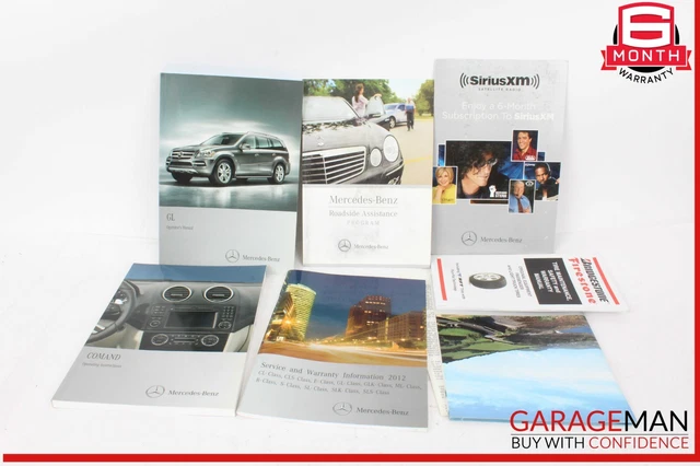12 MERCEDES-BENZ X164 GL450 4MATIC Owner's Manual Book Set OEM £77.38 ...