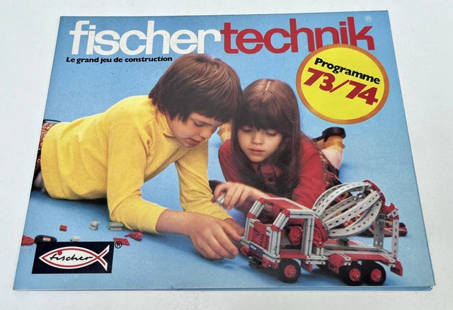 CATALOGUE DÉPLIANT FISCHER TECHNIK Programme 1973/74 - TBE EUR 4,90 ...