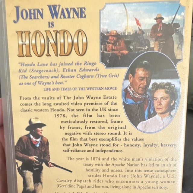VCI HONDO VHS PAL PG (1953) Video Collection Western John Farrow John ...