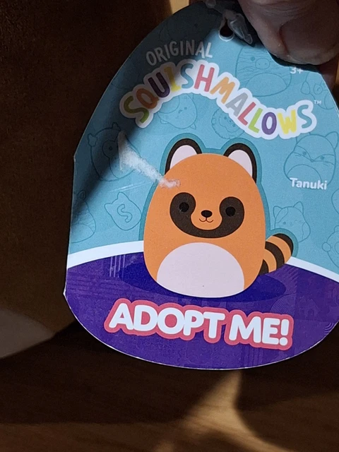 SQUISHMALLOWS ADOPT ME: Tanuki 8" Plush Soft Toy £9.70 - PicClick UK
