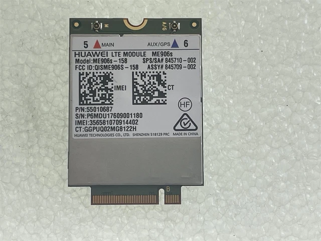 HP L04413-855 HUAWEI LTE Module ME906s 845710-002 845709-002 Wwan M.2 ...