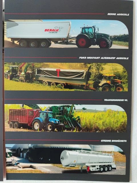 TRACTEUR GAMME DE Remorques Benalu Legras Prospectus Brochure EUR 5,00 - PicClick FR