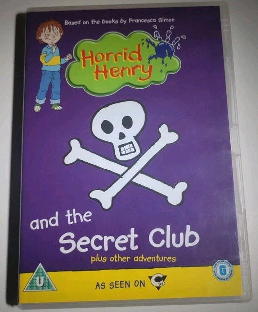 HORRID HENRY AND The Secret Club DVD as Seen on CITV Children DVD $6.21 ...