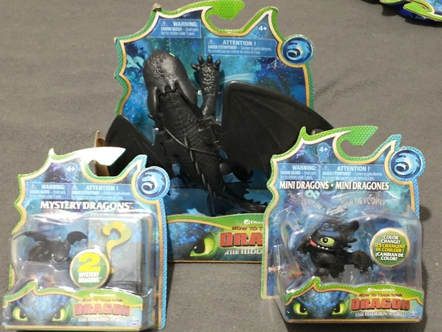 DREAMWORKS HOW TO train your dragon Toothless Night Fury figure toy ...
