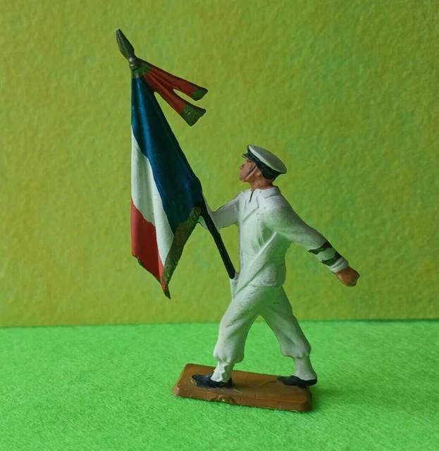 FIGURINE STARLUX SOLDAT marin : le soldat, officier ,porte drapeau EUR ...