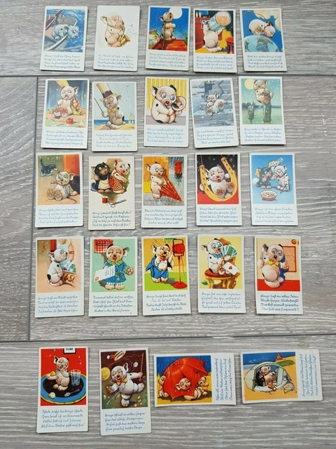 VINTAGE BONZO COMIC cartoon German Cigarette cards Lustige Bilder ...