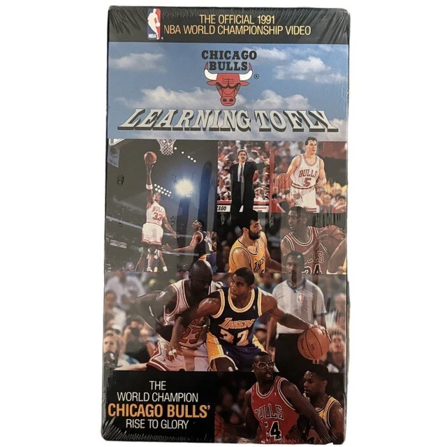 LEARNING TO FLY VHS 1991 World Champion Chicago Bulls Rise To Glory New ...