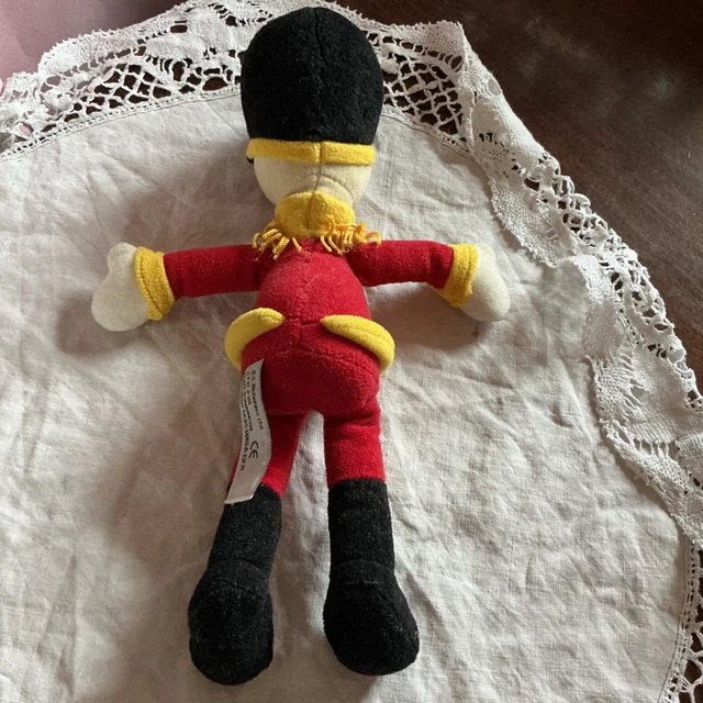 VINTAGE NUTCRACKER SOLIDER plush Toy 28cm by DS Nicholass Ltd £2.23 ...