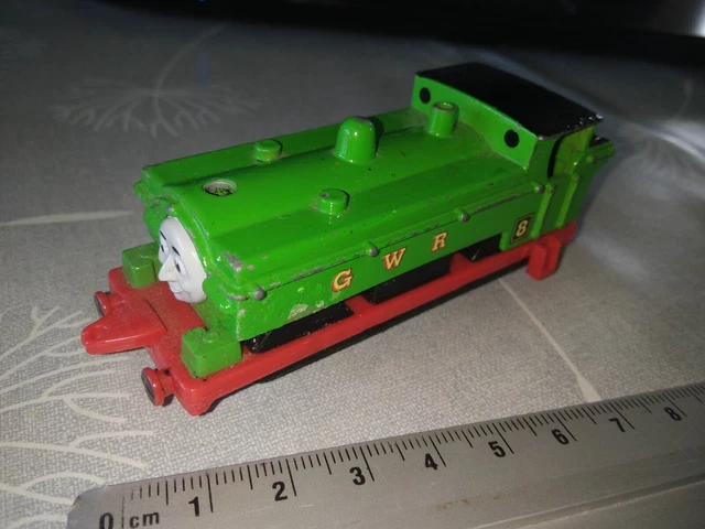 VINTAGE THOMAS THE TRAIN TANK ENGINE - DIE CAST ERTL 1990 - DUCK EUR 7 ...