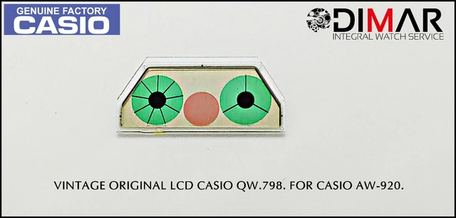 REPLACEMENT VINTAGE ORIGINAL LCD Casio QW-798 Nos. For Casio AW-920 $28 ...