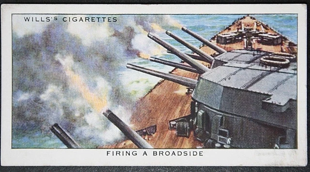 HMS RODNEY 16 Inch Gun Broadside Vintage 1930's Card KD16MS £4.99 ...