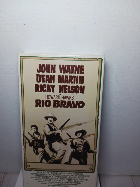 RIO BRAVO - John Wayne, Dean Martin, Ricky Nelson - VHS Tape - $4.99 ...