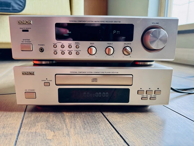 DENON AM-FM RECEIVER & CD Player. DRA-F100 & DCF-F100. Remote Control included. $300.00 ...
