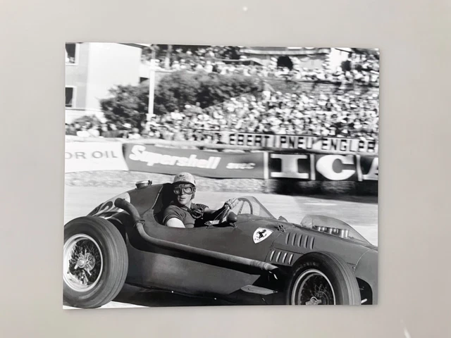 CLASSIC MOTORSPORT PRINT of Ferrari F1 driver Luigi Musso @ Monaco 1958 ...