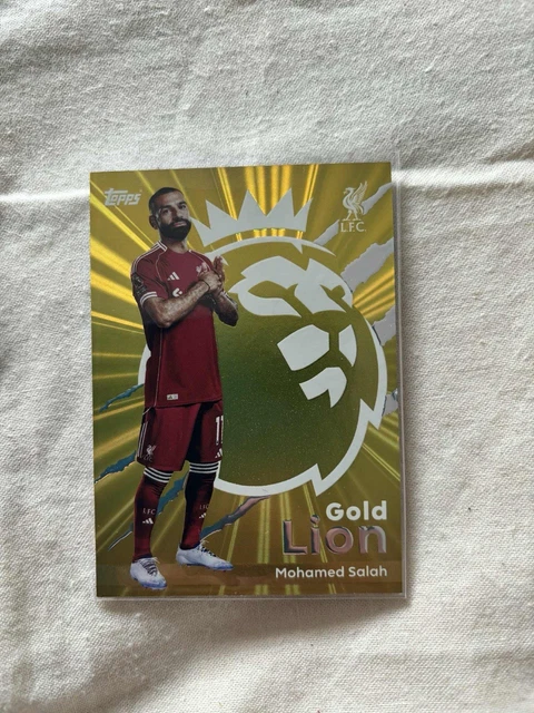 TOPPS 2026 MOHAMED Salah Liverpool Gold Lion Premier League £5.75 ...