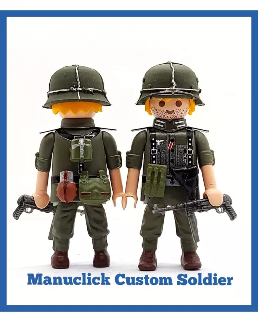 PLAYMOBIL CUSTOM WW2 Soldado Ejercito Aleman Mp40 Segunda Guerra ... PLAYMOBIL CUSTOM WW2 Soldado Ejercito Aleman Mp40 Segunda Guerra ...