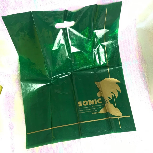 JAPANESE SEGA SONIC The Hedgehog Adventure Era Plastic Bag / Plush ...