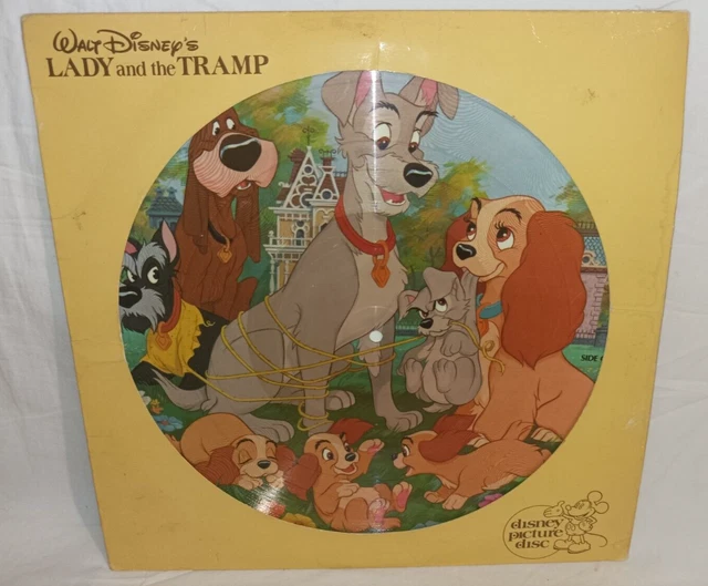 LADY AND THE Tramp - Walt Disney - Disneyland 3103 US 1980 12" Picture ...