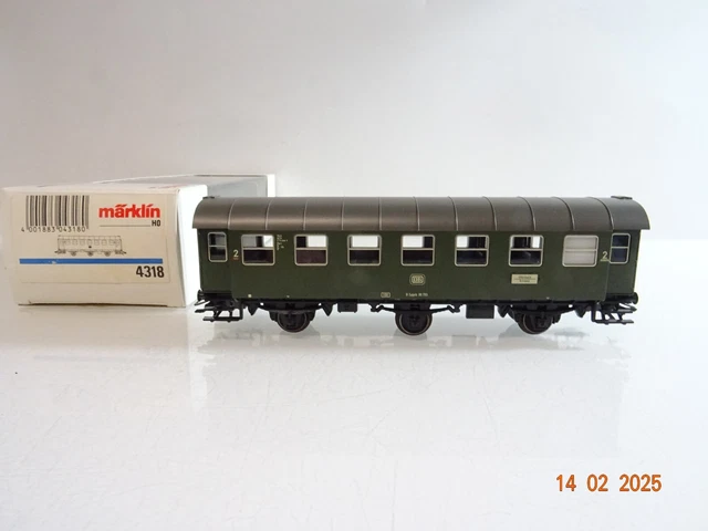 MÄRKLIN H0 4318 Umbauwagen 2.Kl. der DB in OVP PR6007 EUR 19,99 ...