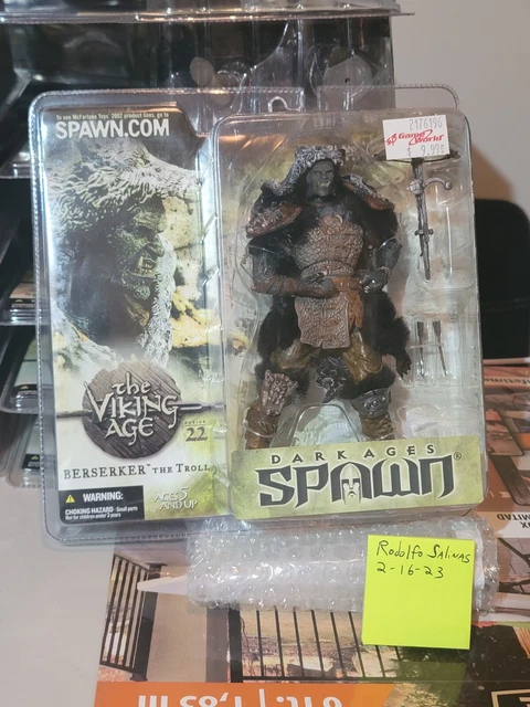 MCFARLANE SPAWN DARK Ages The Viking Age Series 22 BERSERKER THE TROLL ...