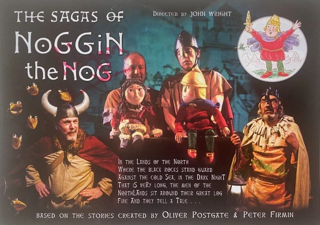 THE SAGAS OF Noggin The Nog - Theatre Flyer / Handbill - 8.2 x 5.8cm ...