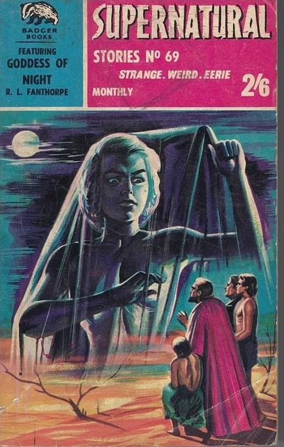 GODDESS OF NIGHT Lionel Fanthorpe John Spencer Badger SN69 Supernatural ...