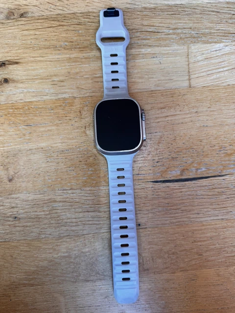 APPLE WATCH ULTRA 2 49mm Titanium Case GPS+Cellular and nomad strap £ ...