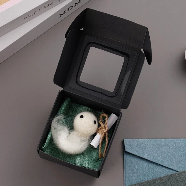 ADOPT A GHOST - Cute Little Pocket Ghost with A Tiny Scroll,Mini Plush ...