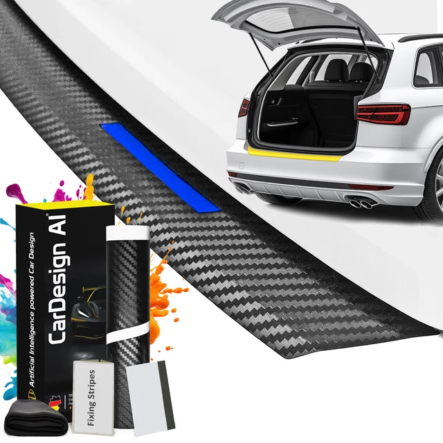 LOAD SILL PROTECTION carbon blue VW Golf 8 variant combination paint ...