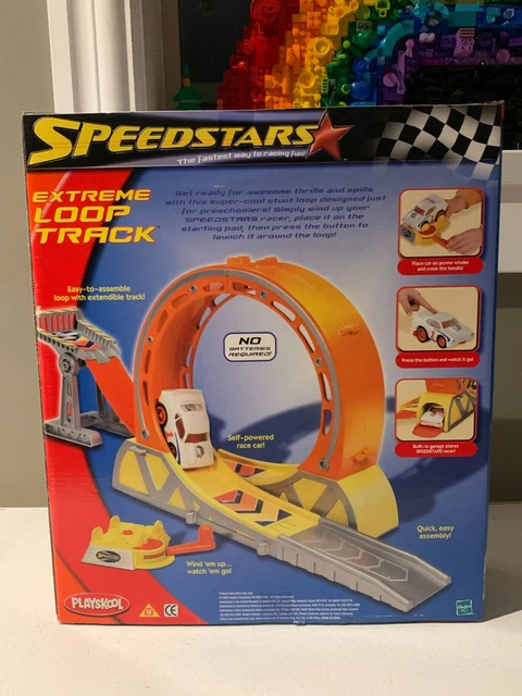 SPEEDSTARS EXTREME LOOP TRACK SET - Playskool Hasbro, Self Powered Race ...