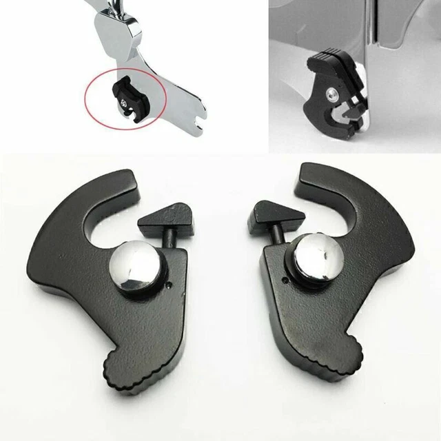 DETACHABLE SISSY BAR Luggage Rack Rotary Latch Docking Latches Clips ...