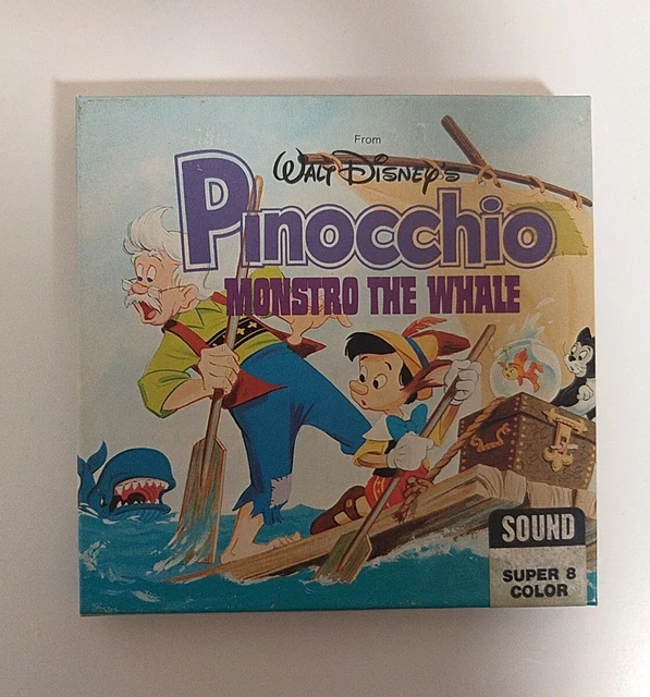 WALT DISNEY SUPER 8 Film-Pinocchio Monstro The Whale $29.99 - PicClick CA