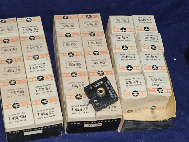 INTERNATIONAL SELENIUM RECTIFIER T450/500 Altec Rca Fisher Tube ...